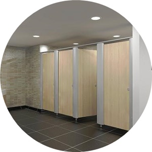 Pilihan Bahan Partisi Cubicle Toilet untuk Fasilitas Umum